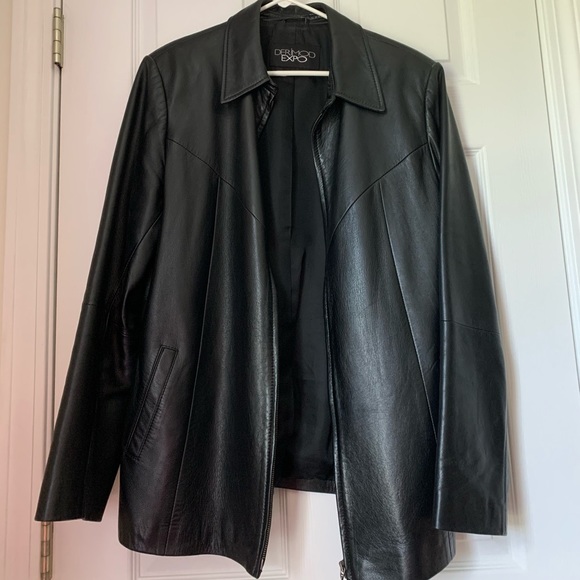 Derimod Expo | Jackets & Coats | Dermod Expo Real Leather Jacket Large ...